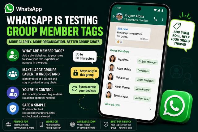 WhatsApp is testing custom group tags that could completely change ...