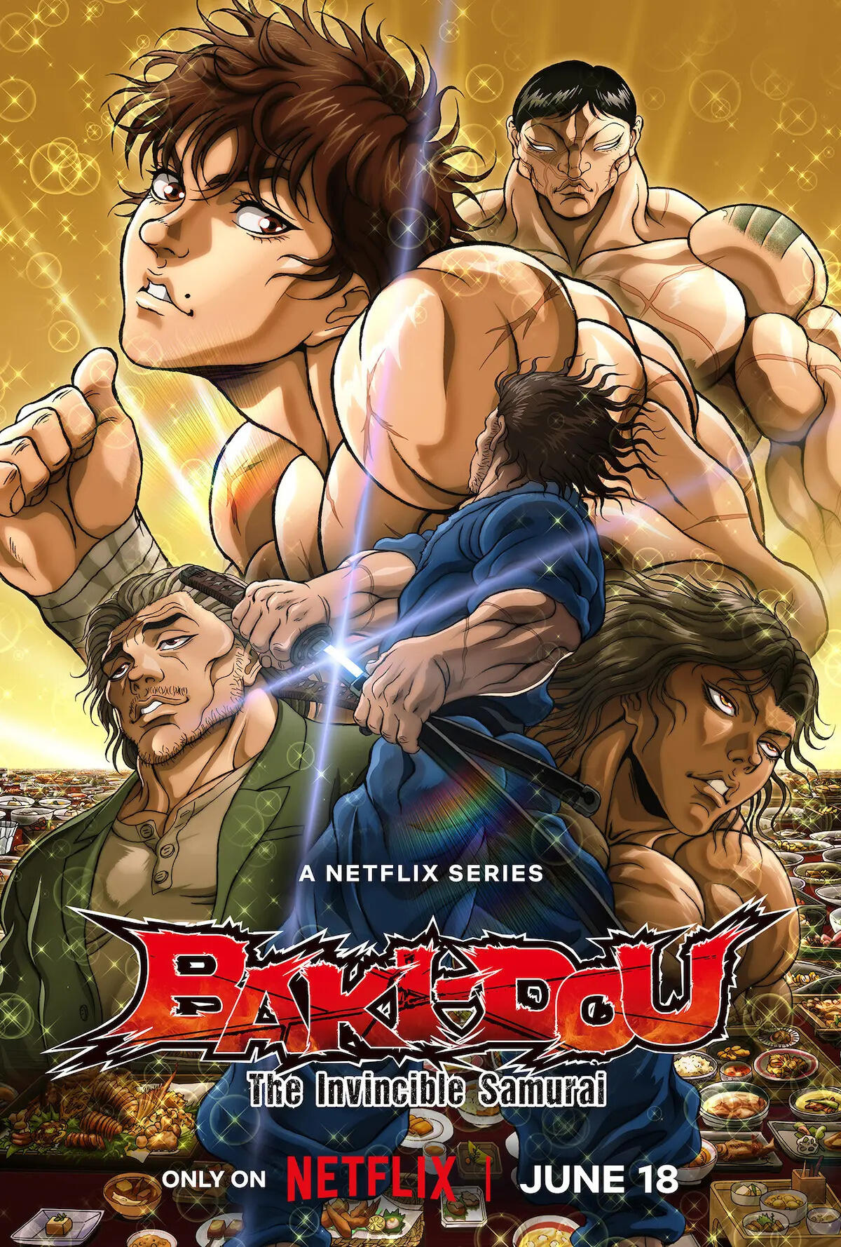 Netflix confirms 'Baki-Dou: The Invincible Samurai' part 2 for June 18 ...
