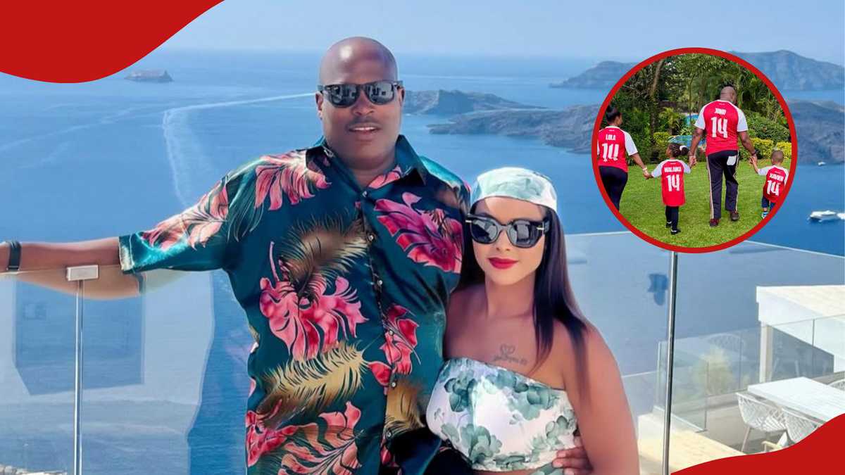Uhuru Kenyatta's nephew Jomo, wife Lola unveil names of their kids