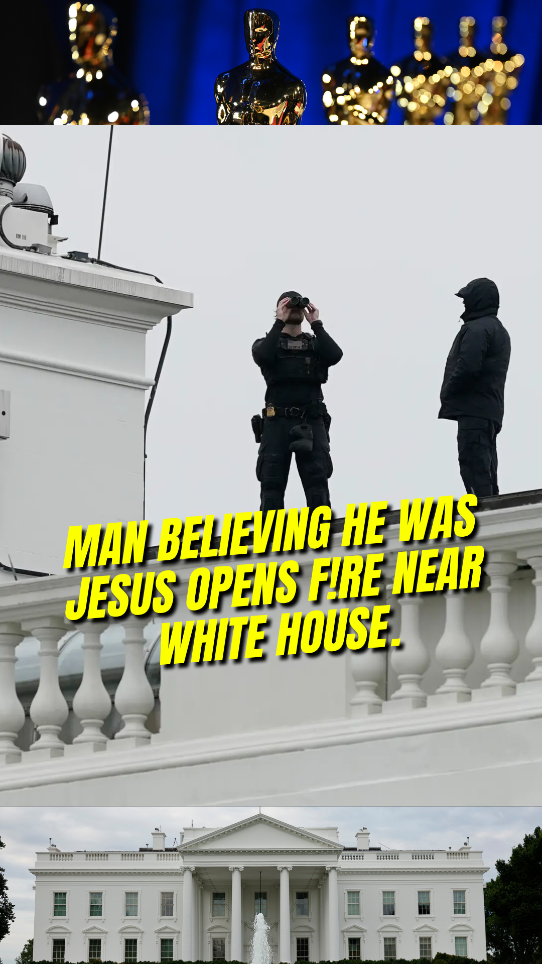 Man believing he was Jesus opens f!re near White House.