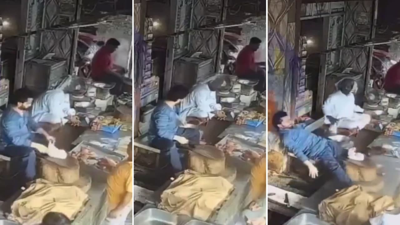 Delhi meat shop worker dies after electric shock, tragic CCTV video ...