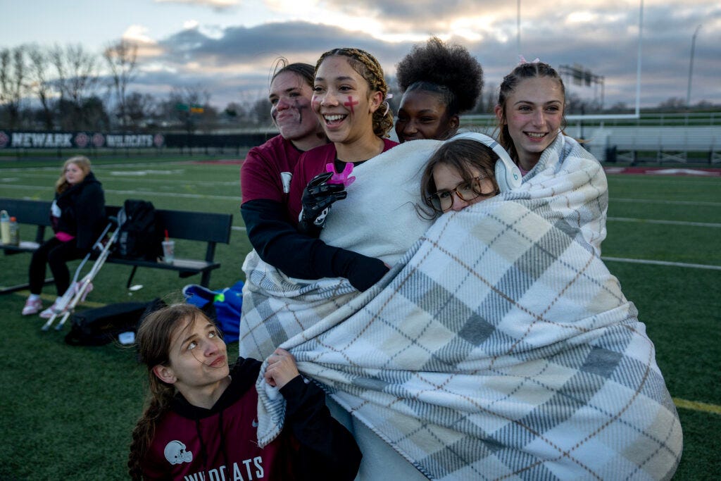 Newark girls blazing a trail in flag football, 'This is insane'