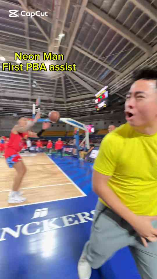 Neon Man first career PBA assist!