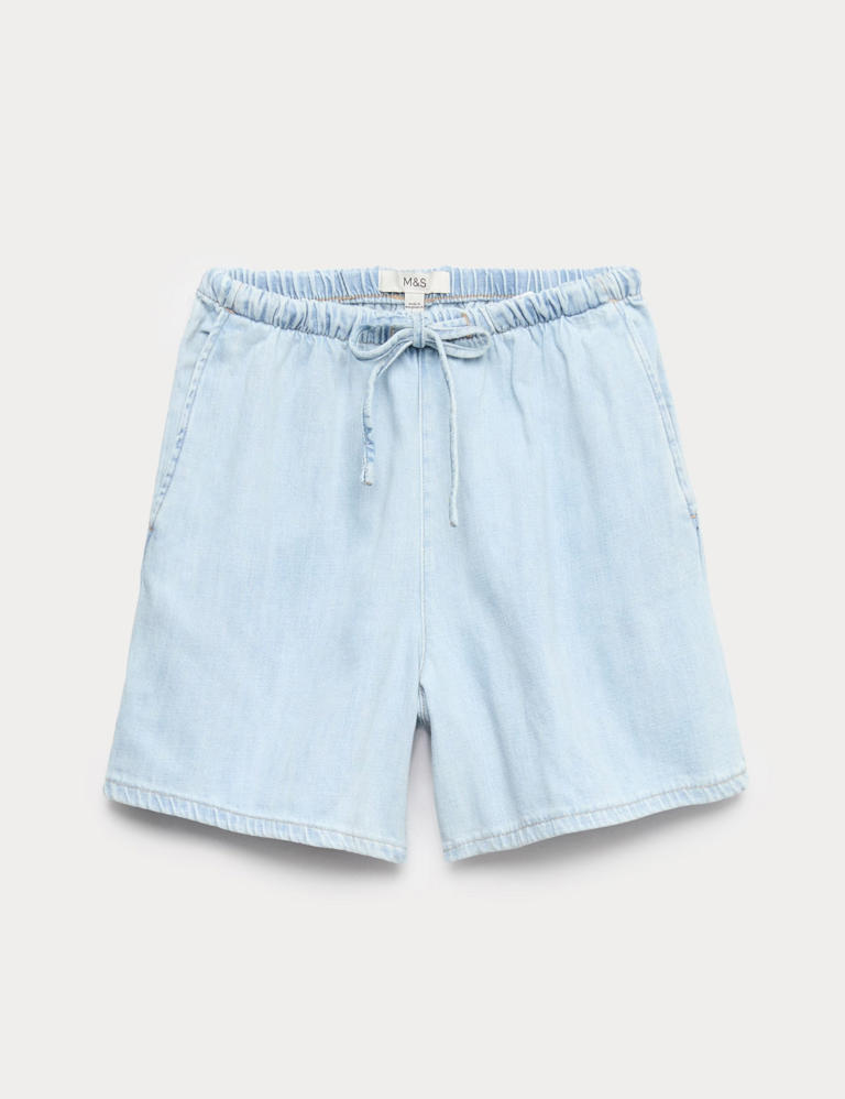 M&S’s £22 pull-on denim shorts are perfect for heatwave dressing