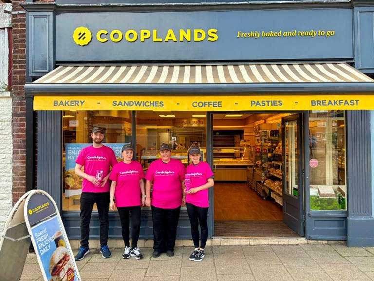 Candlelighters charity announces new partnership with Cooplands bakery