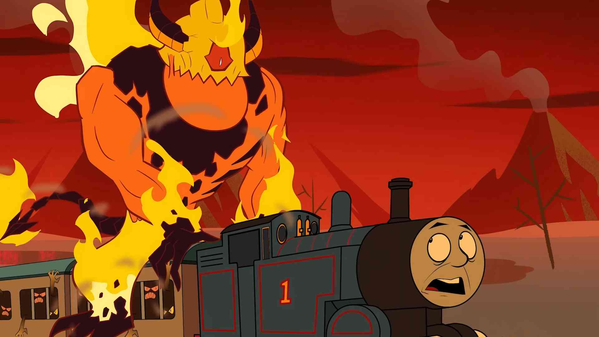 Man vs train 4-6 - Cartoon nightmares (4K remaster)