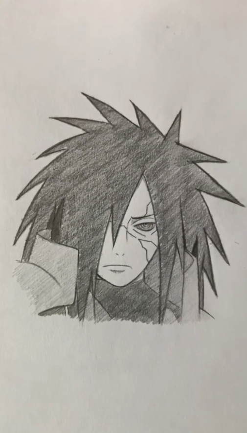 Sasuke and Madara sketch art detailed anime drawing