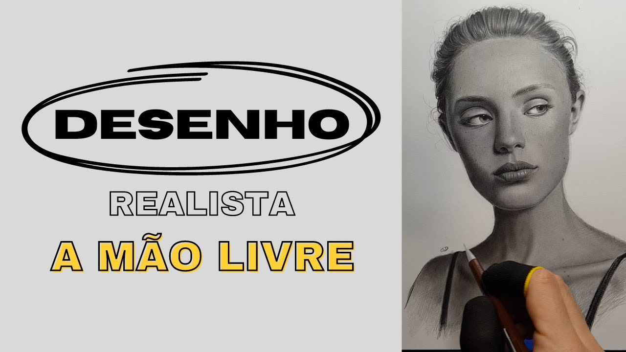 Drawing a female face freehand