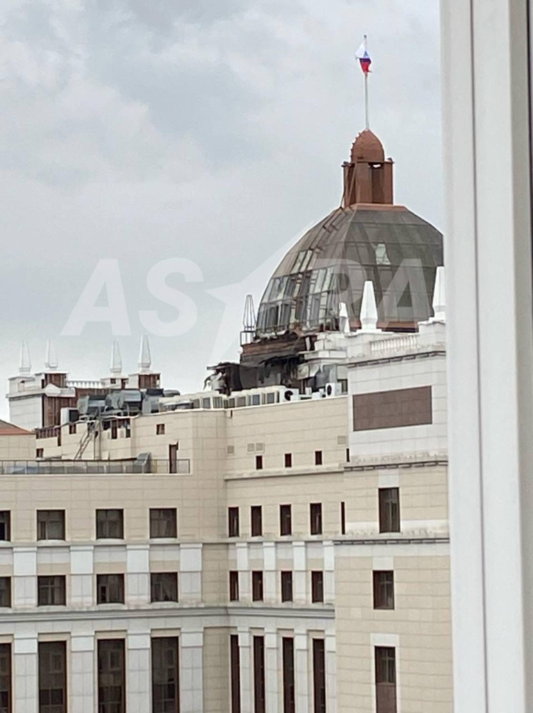 Drone debris falls on regional court building in Nizhny Novgorod