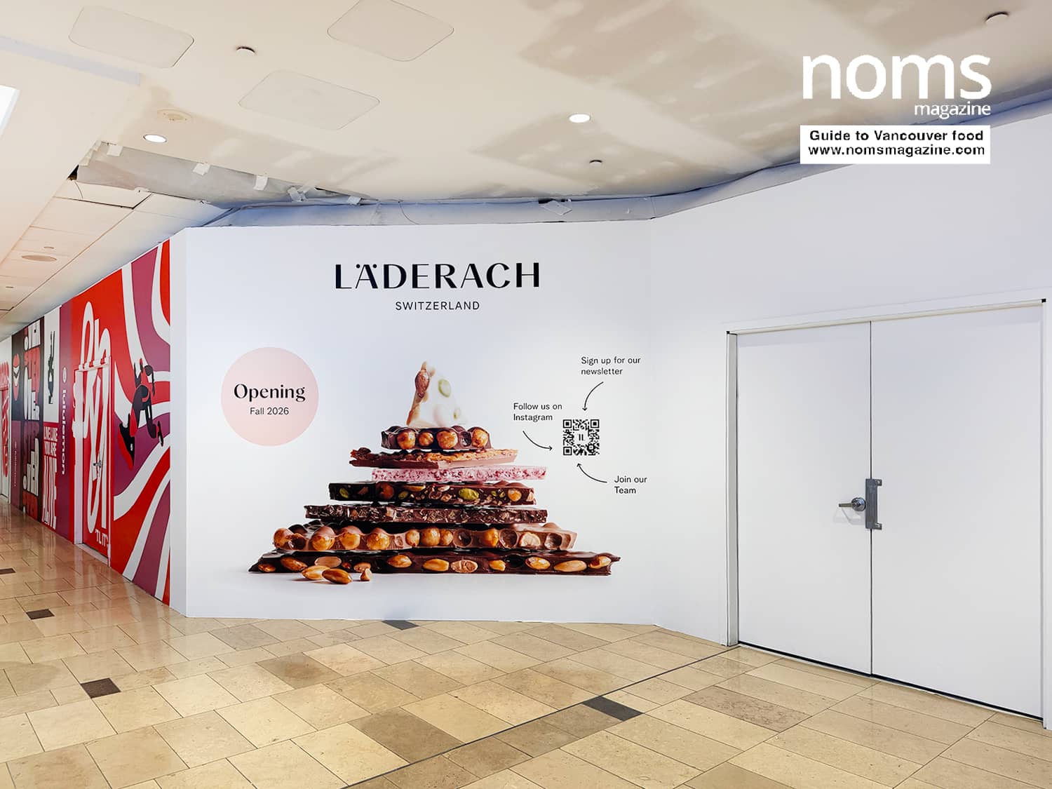 A famous Swiss chocolatier is opening its first downtown Vancouver location