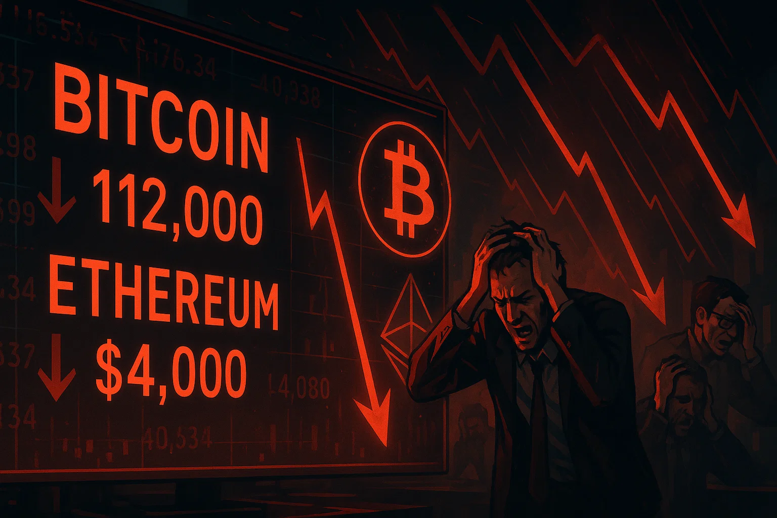 Humanity, Render, Ondo, Worldcoin prices dive as crypto liquidations jump