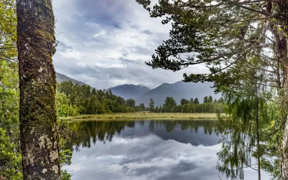 Chasing perfect reflections at Lake Matheson