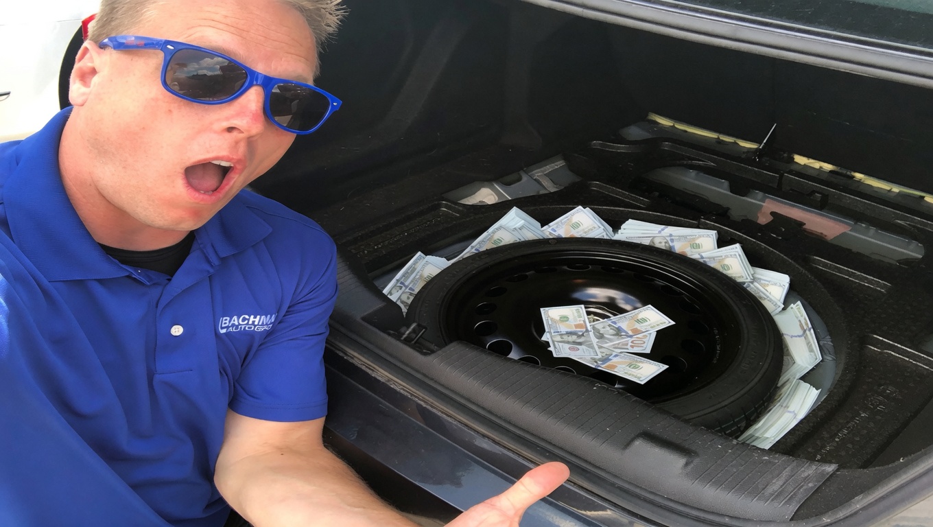 $300,000 hidden in the trunk?