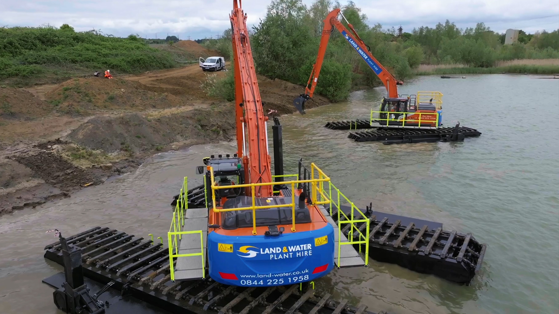 This giant water machine makes wetland work look easy
