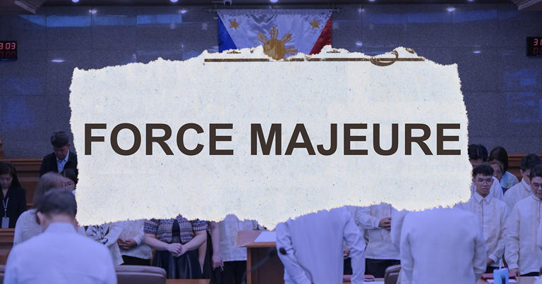 What does force majeure mean in PH law?