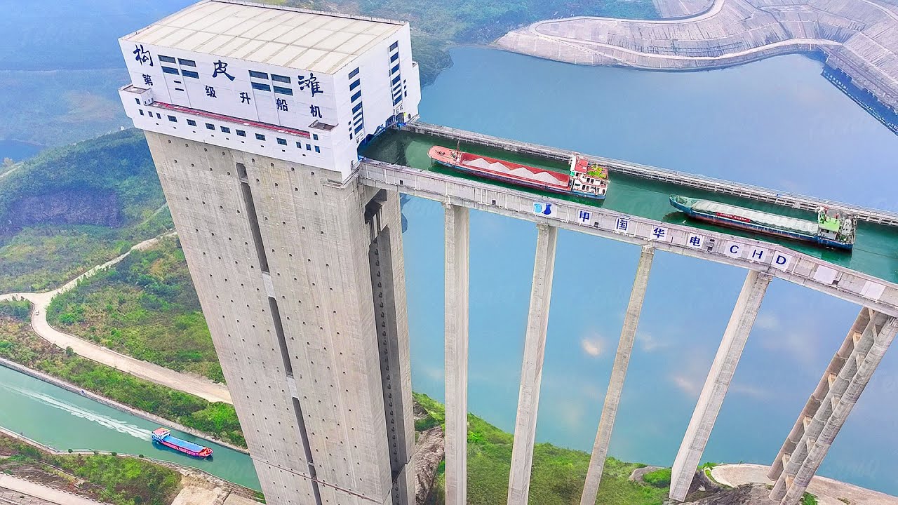 Riding China's tallest boat lift ever built