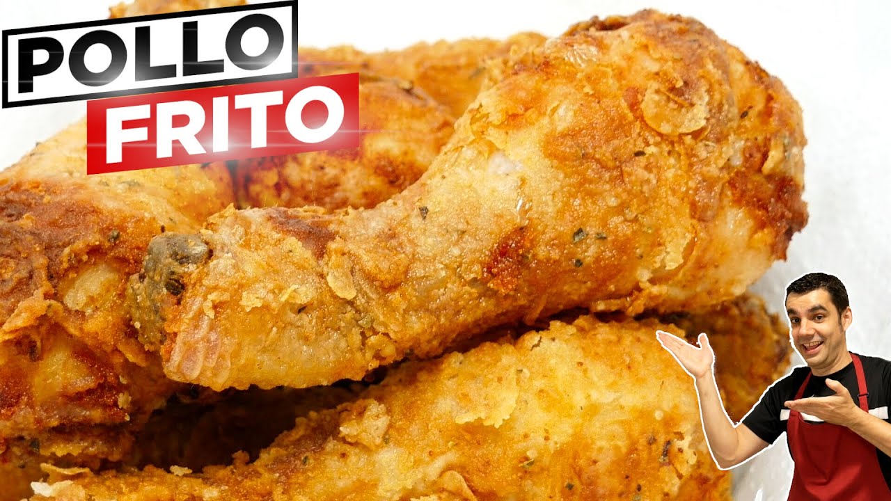 Receta de pollo frito fácil y súper deliciosa