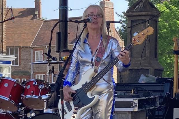 Blue skies and glam rock kick off summer of music in North Yorkshire town