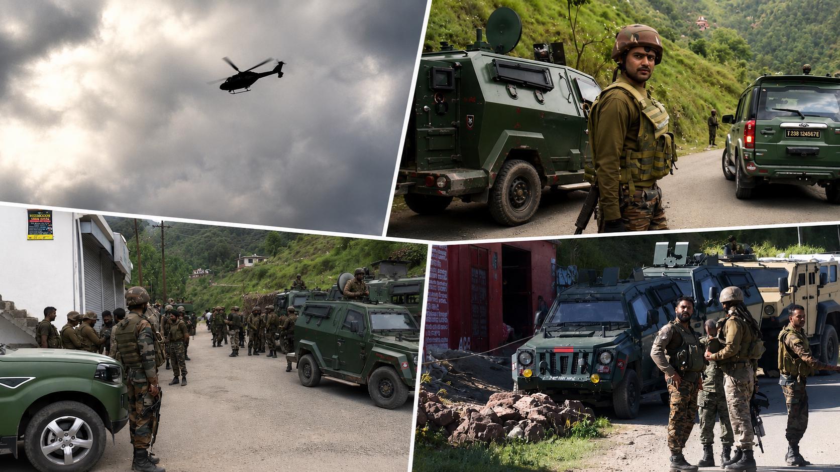 Massive anti-terror operation continues in Rajouri as security forces ...