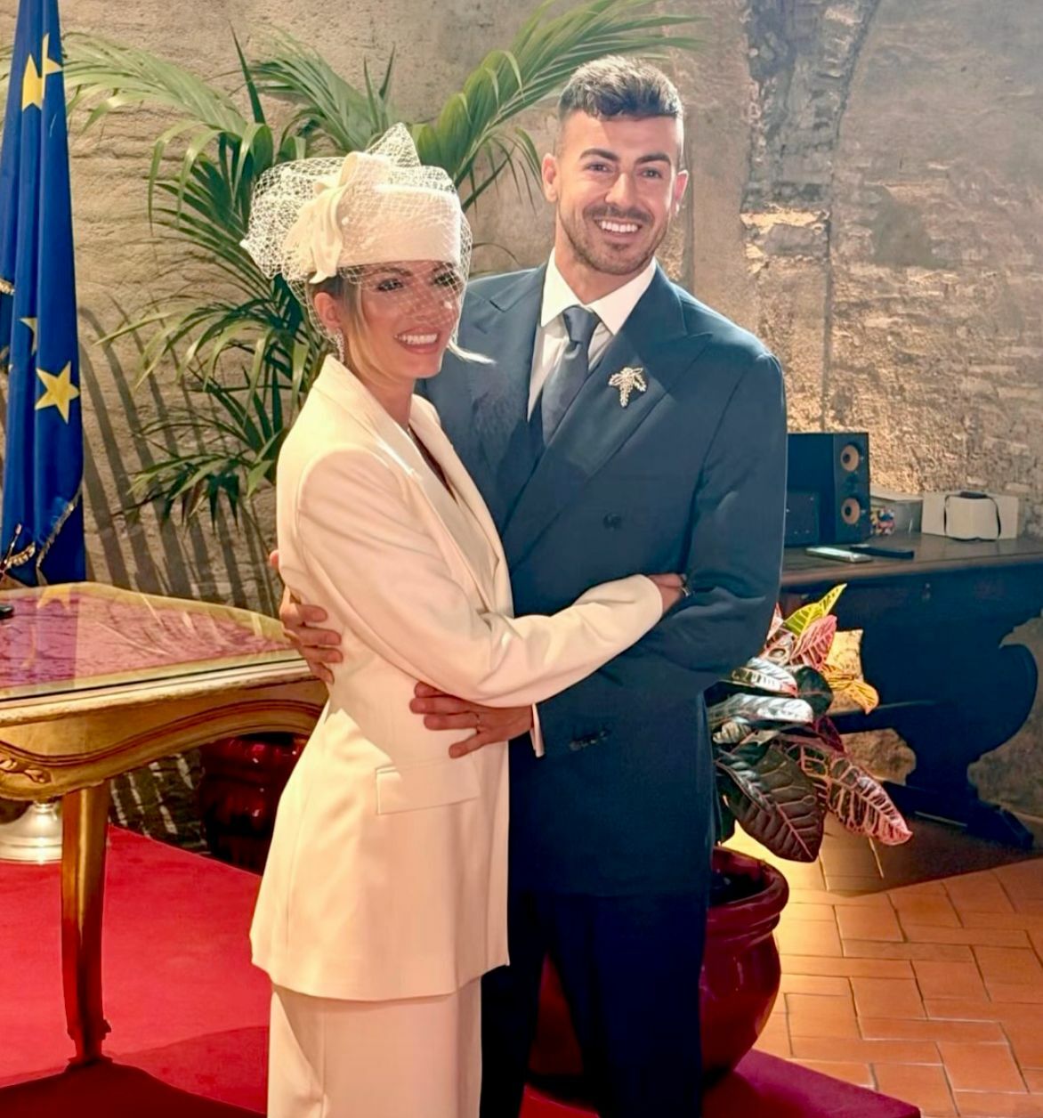 El Shaarawy e Ludovica Pagani si sono sposati, il matrimonio con rito ...