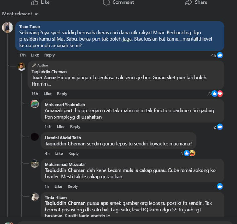 Raya joke backfires on ex-Pulai Sebatang rep after Syed Saddiq trolling ...
