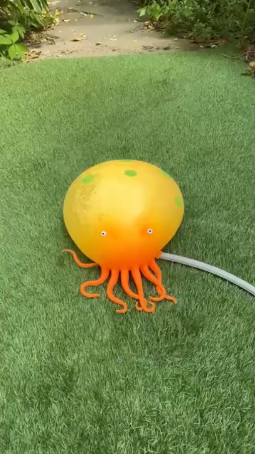 Inflating octopus test: Can it survive the pressure?