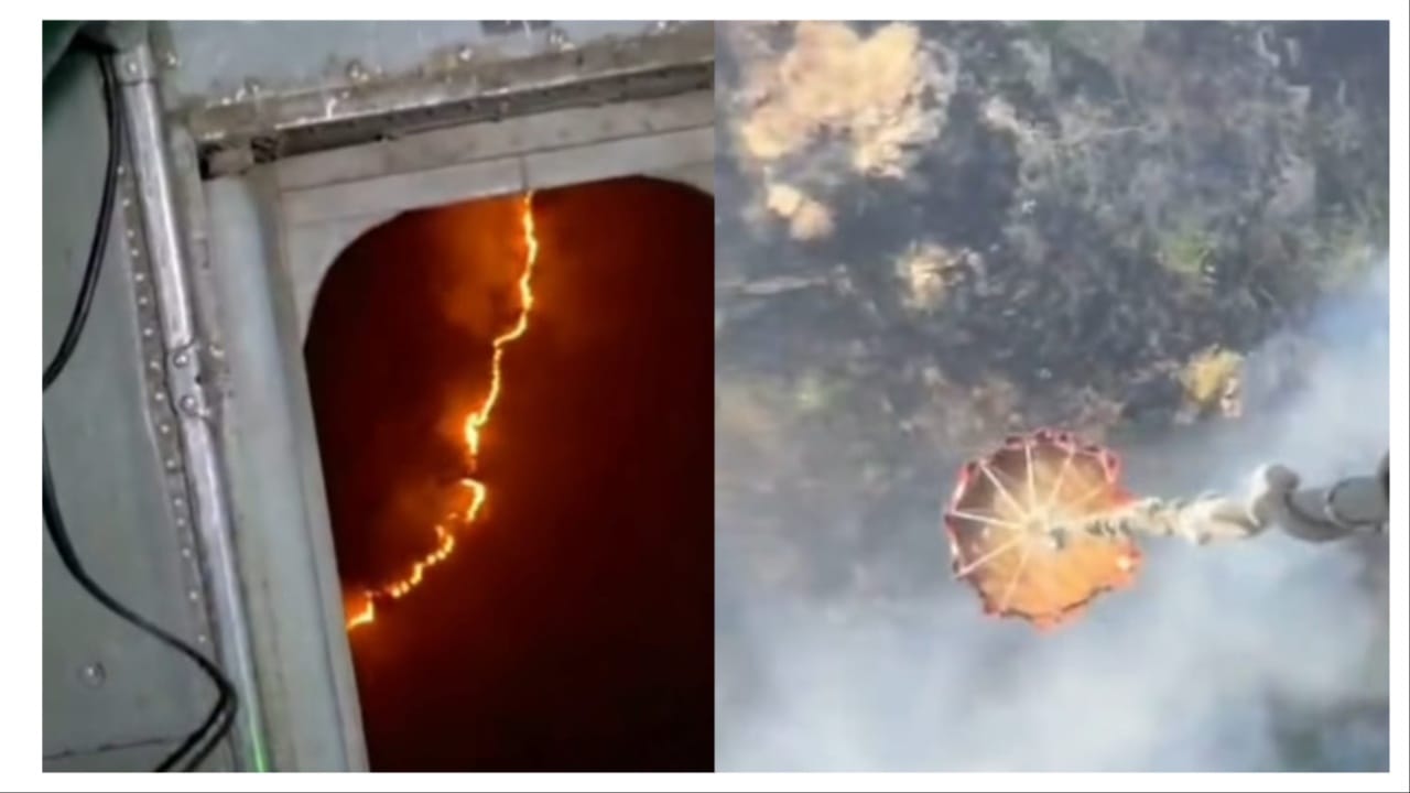Watch: IAF drops 40,000 litres of Sukhna Lake water to save Kasauli ...