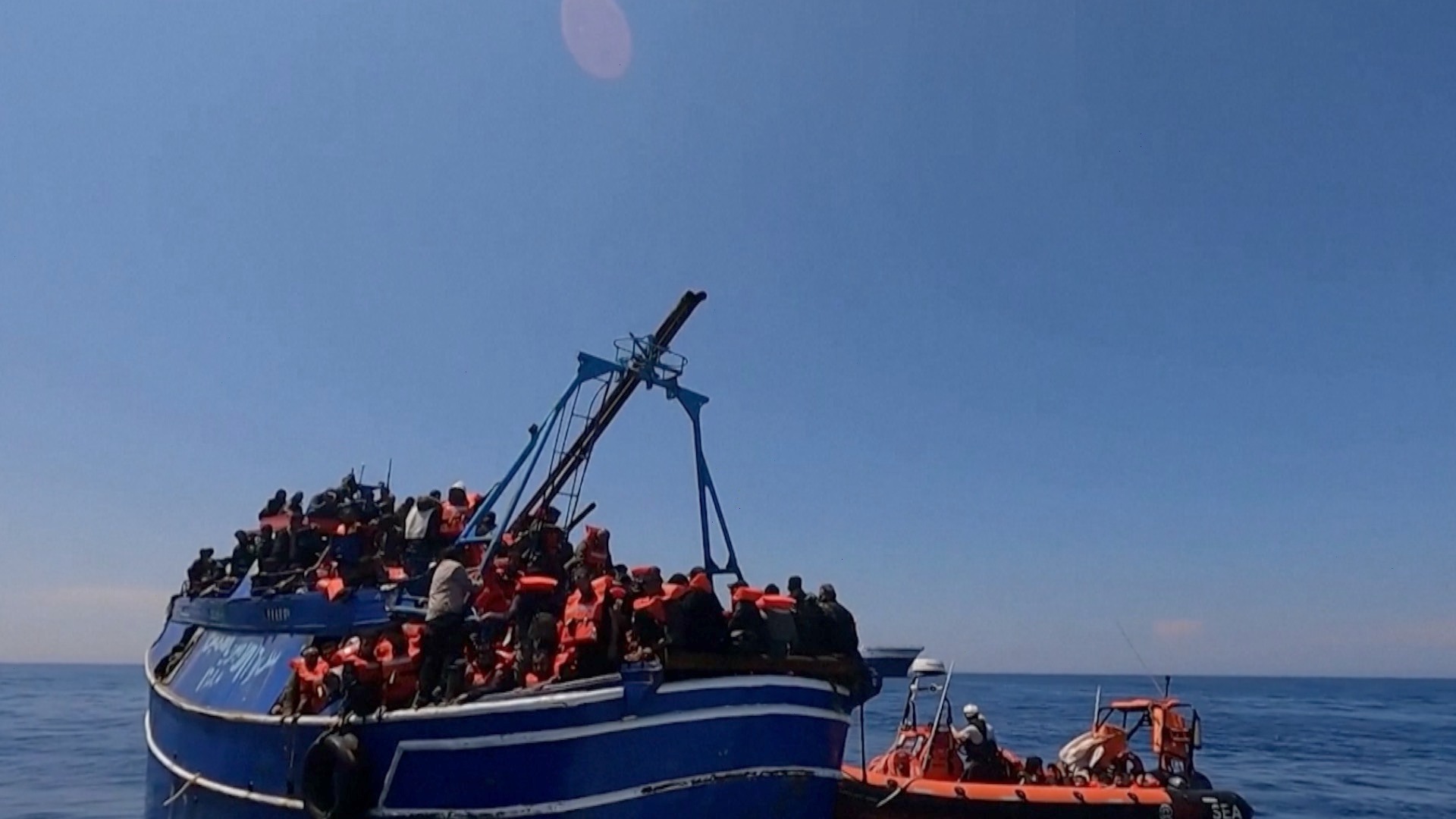 MSF rescue vessel saves nearly 600 migrants off Italy's coast