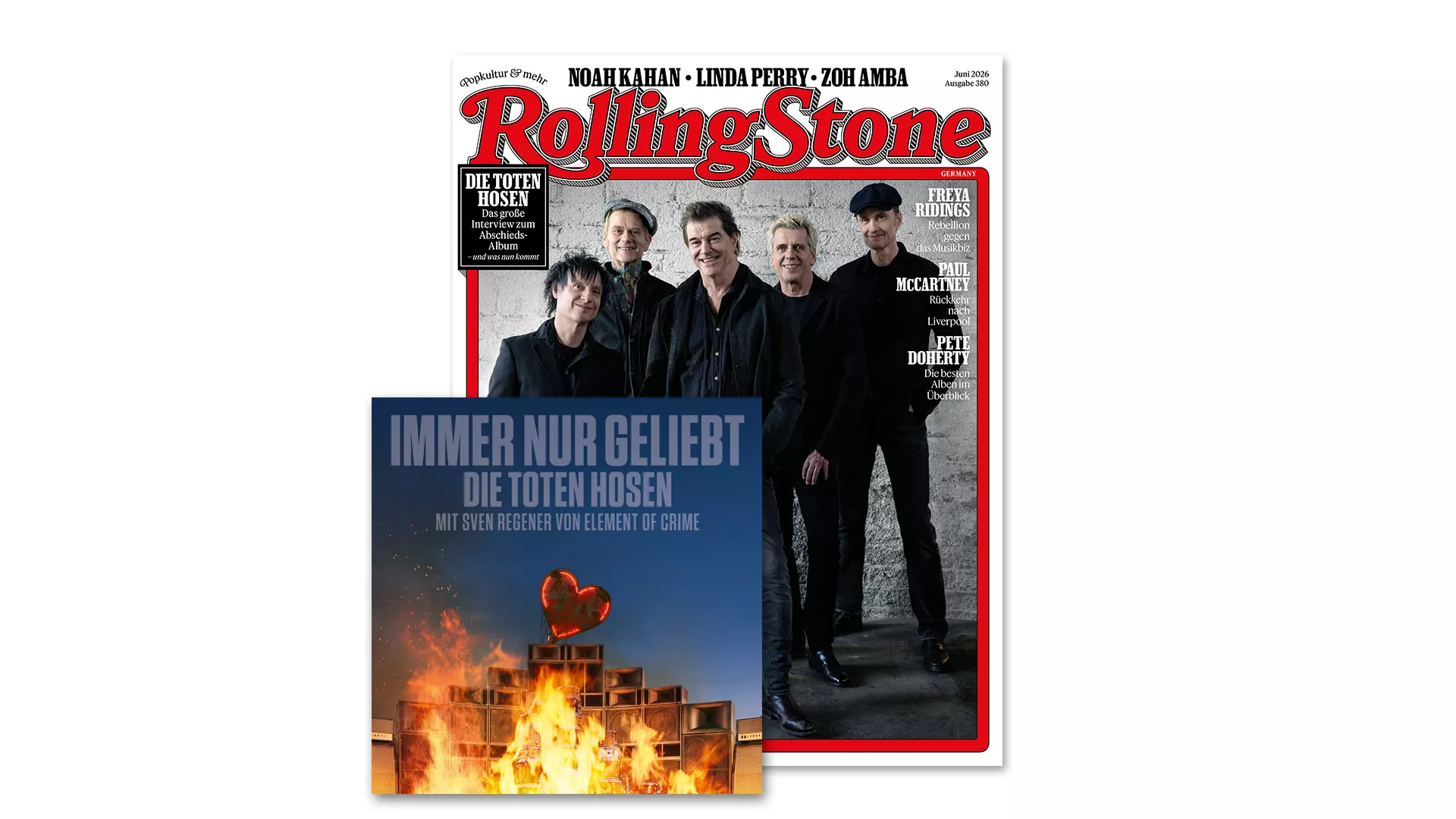 Rolling Stone im Juni 2026: Die Toten Hosen + exklusive Vinyl-Single