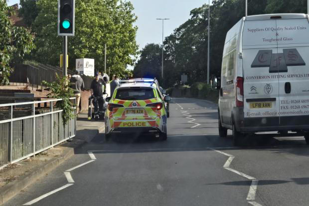 Police presence affecting traffic on busy Colchester road