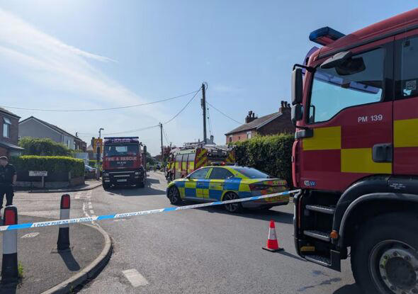 Banks 'crash': Emergency services swarm village as 'lorry crashes into ...