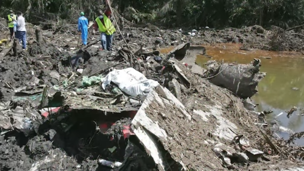 The deadly crash of a passenger jet immediately after departure