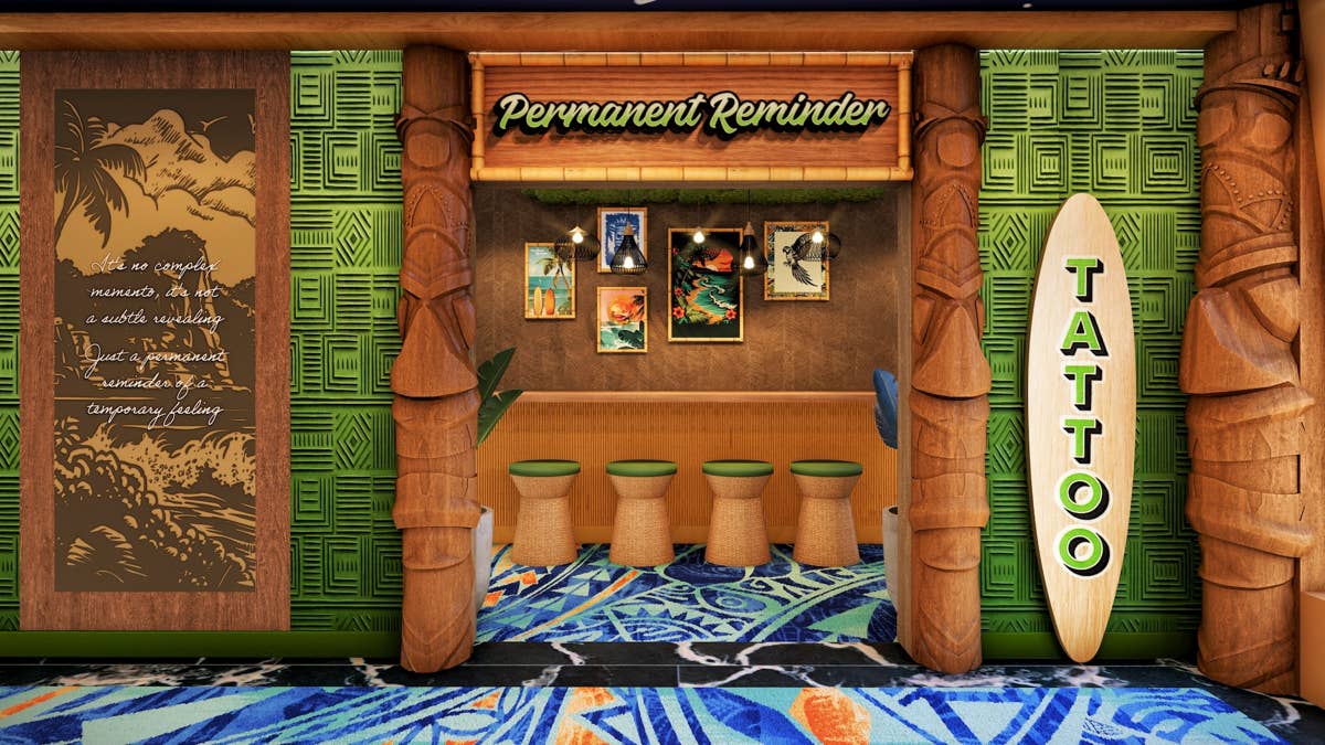 Margaritaville at Sea unveils largest wellness deck with tattoo studio ...