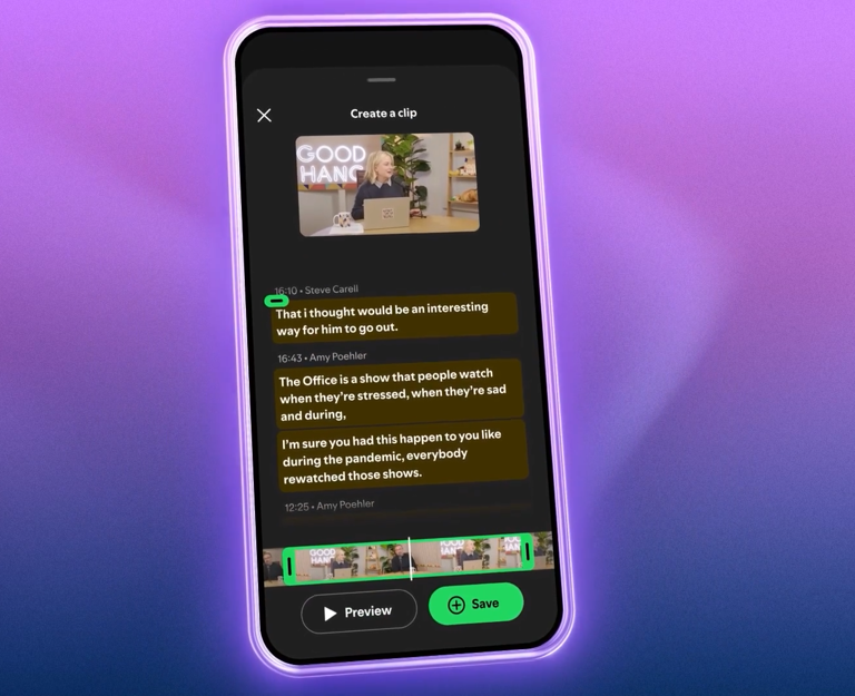 Spotify now lets you cut, edit and save podcast clips