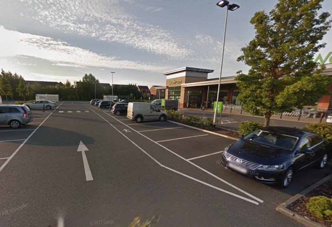 Pedestrian suffers fractured elbow following collision in Waitrose car ...