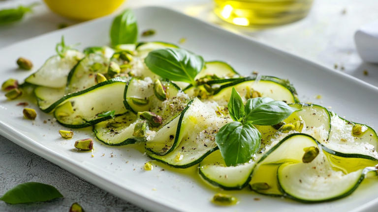 Zucchini mal anders: So machst du ein leckeres Carpaccio daraus