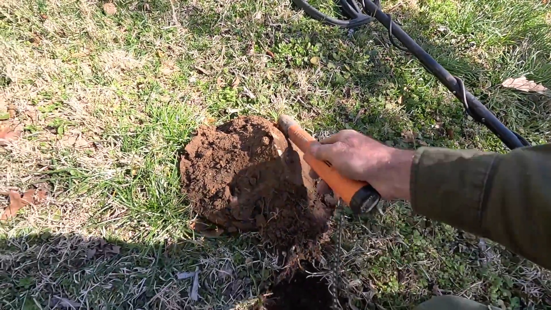 He switched coils on his detector - and suddenly the ground started ...