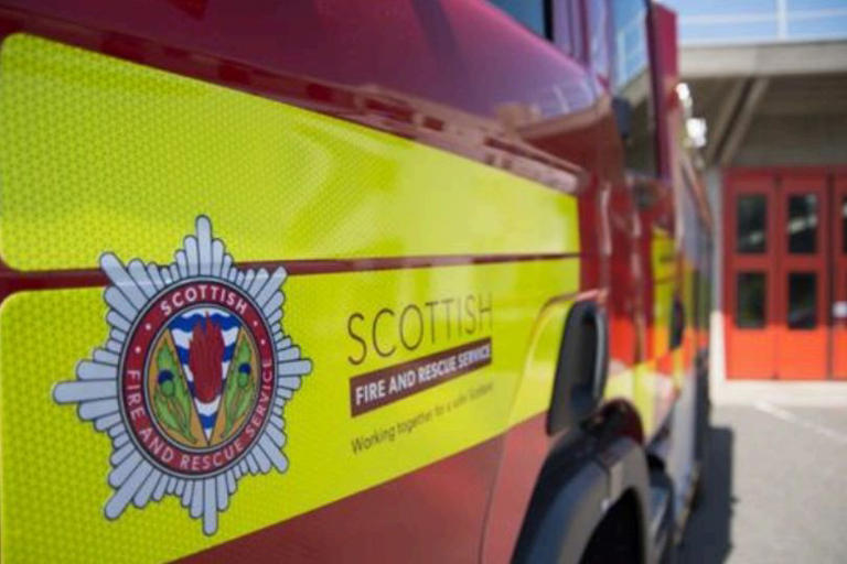 Fire crews battled Cambuslang blaze at former steelworks site