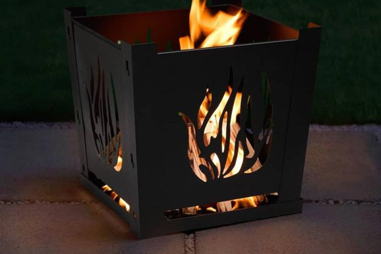 Enjoy relaxing evenings with B&M's £18 fire basket great for garden parties