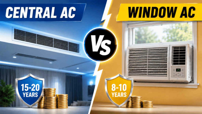 Central AC vs window AC: Which one offers better cooling and ...