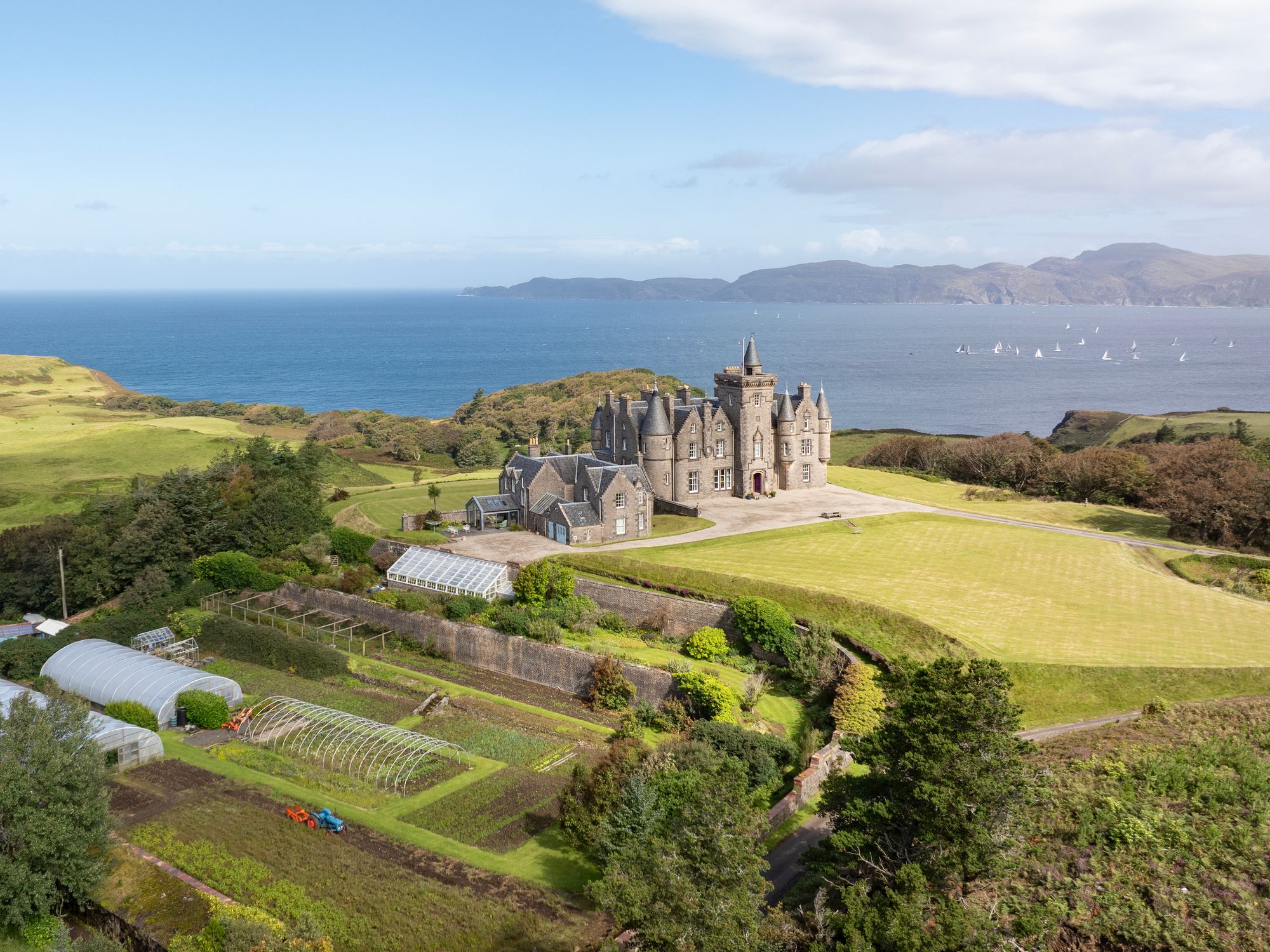 Scottish island castle and major tourism business on market for £9m