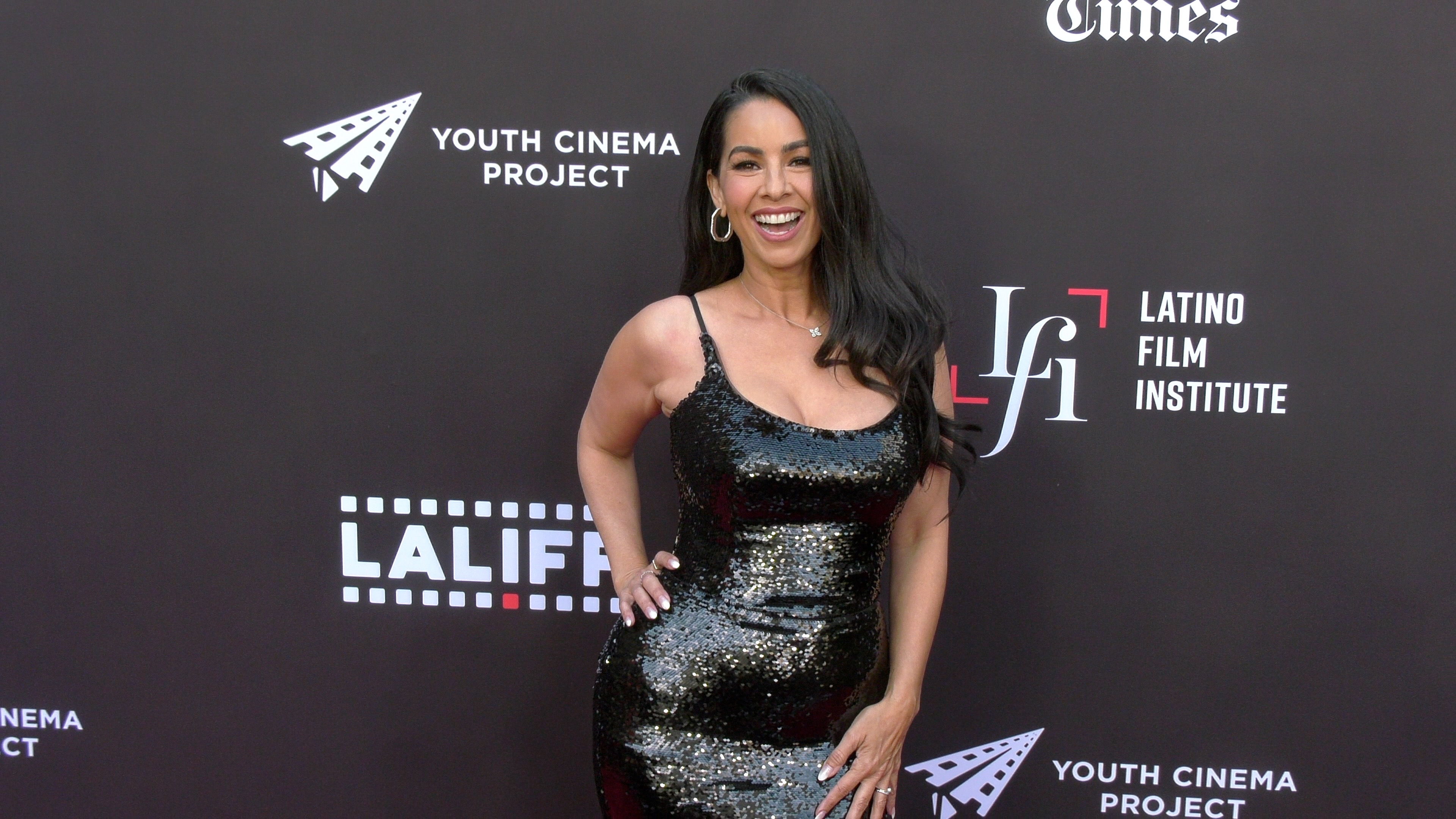 Marta Méndez Cross 2026 LALIFF Opening Night Red Carpet