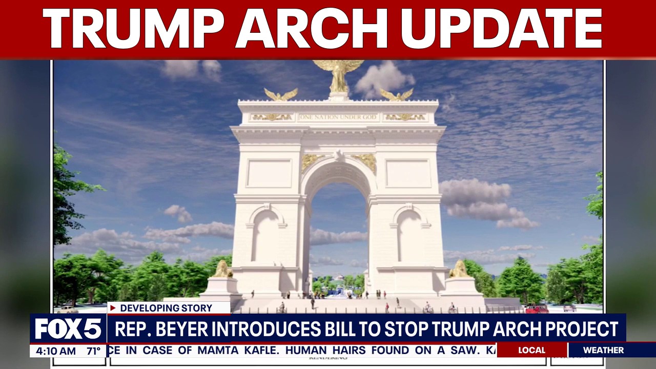 Rep. Beyer introduces bill to block Trump arch project | FOX 5 at 4AM
