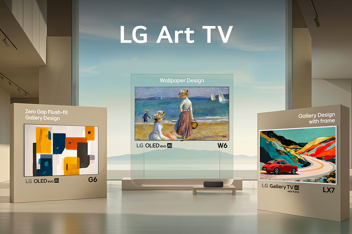 LG macht den Fernseher zum Kunstobjekt: Neues Art-TV-Line-up vorgestellt