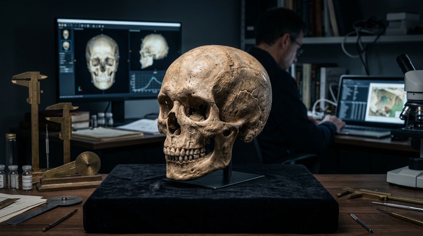 Reconstitution faciale d’une femme de 45 000 ans révélant l’apparence ...