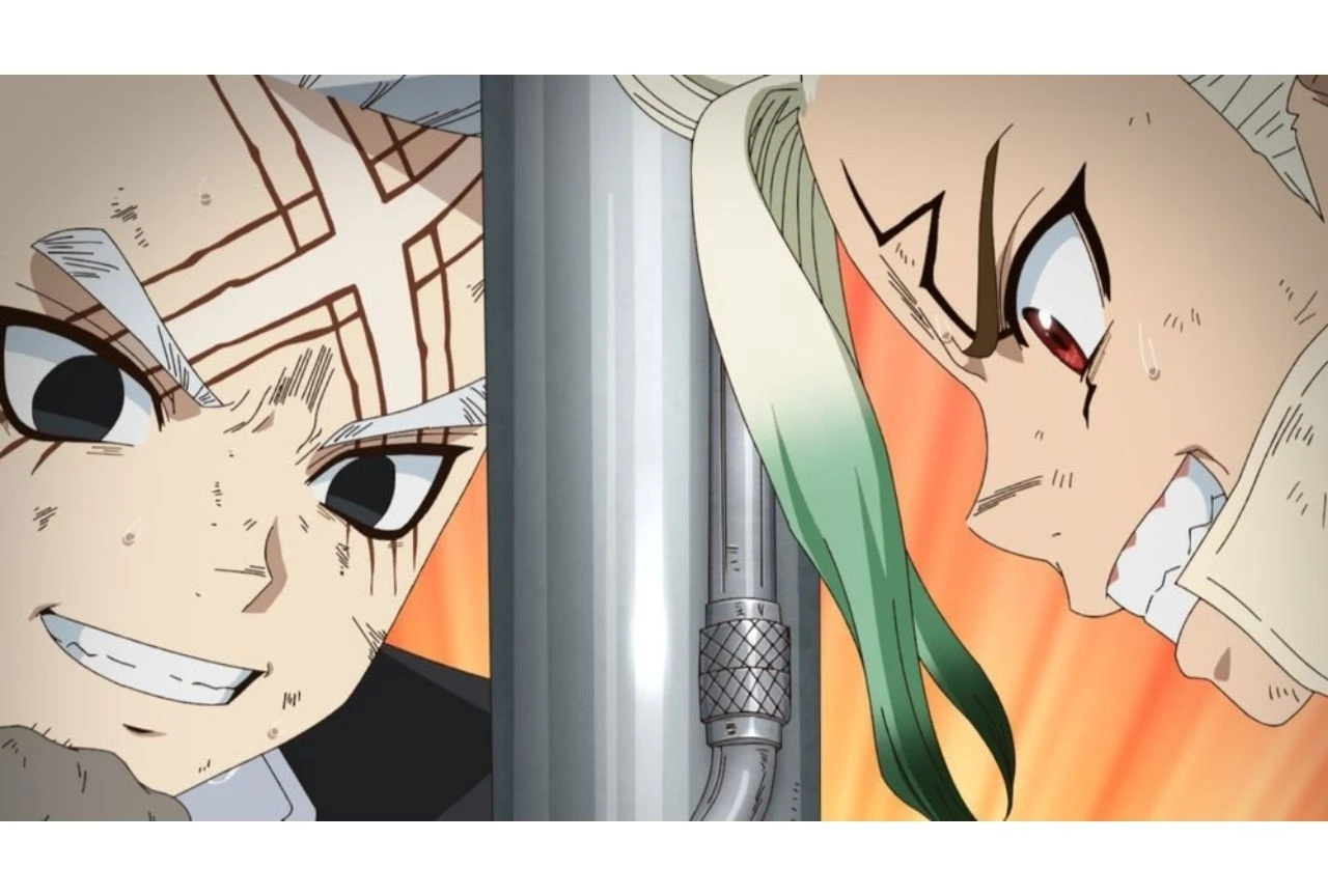 To the moon and beyond! Senku and Xeno face the ultimate launch in "Dr ...