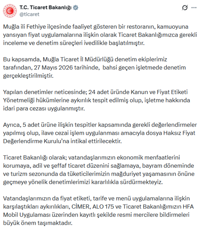 Haberler.com gündeme getirdi, Ticaret Bakanlığı düğmeye bastı