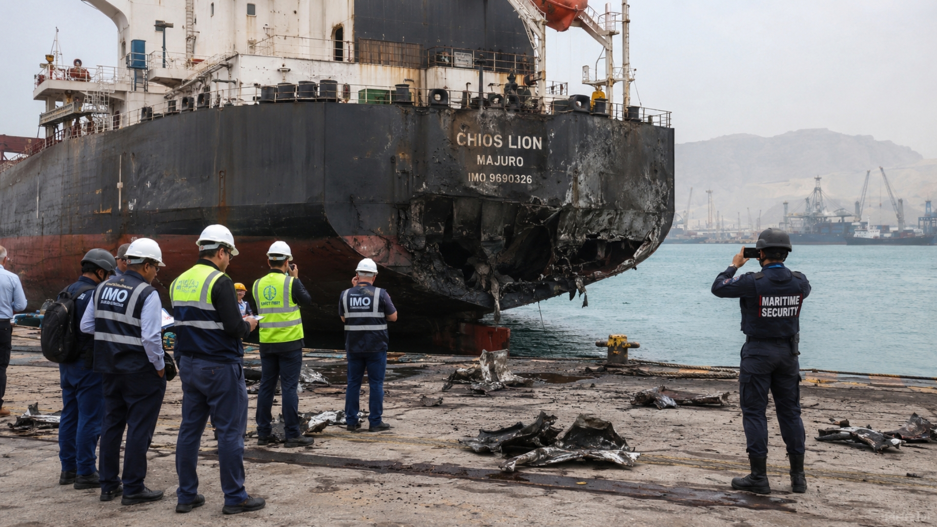 South Korea says cargo ship strike likely involved Iranian missile