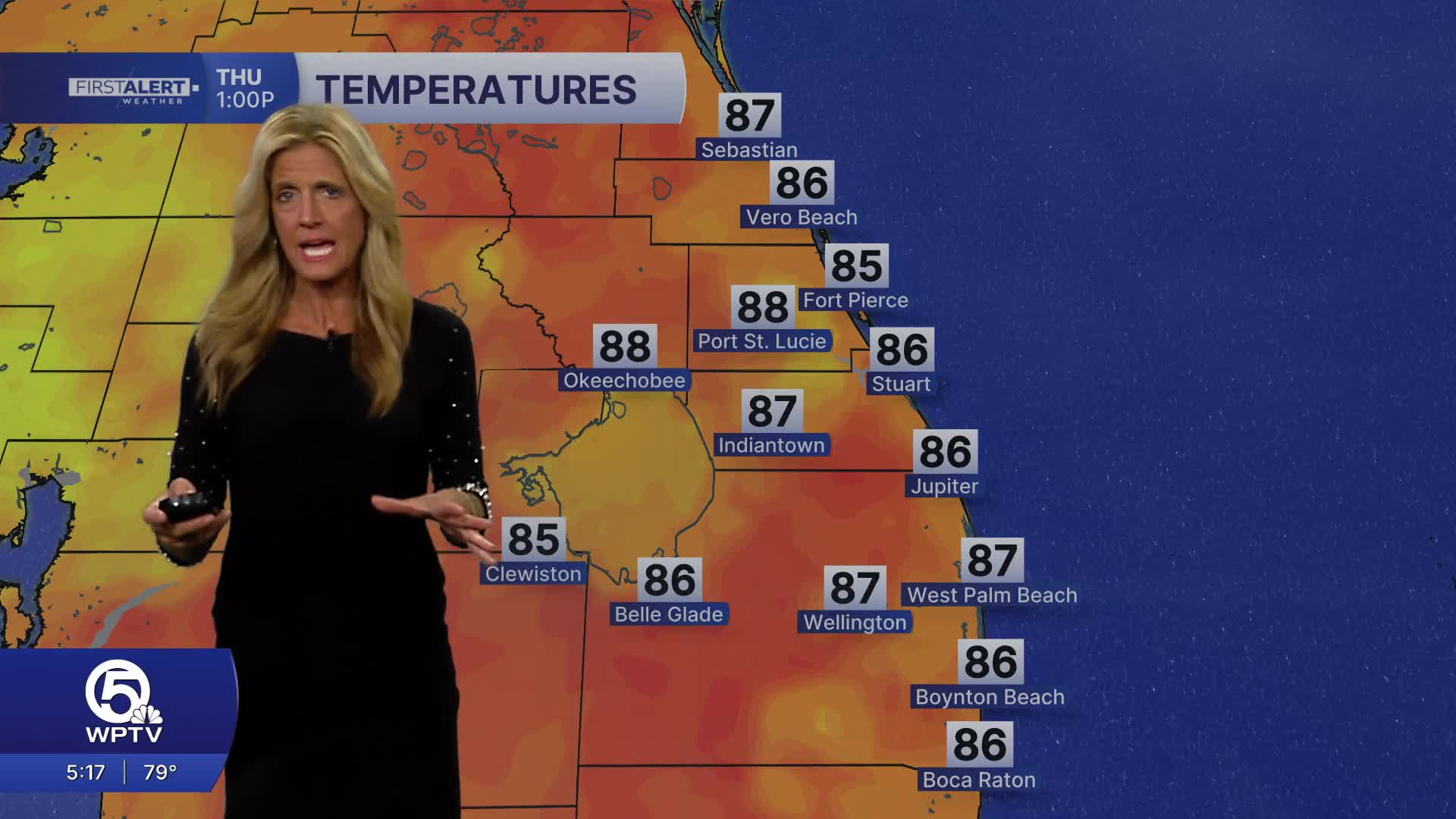 WPTV First Alert weather forecast for morning of Thursday, May 28, 2026