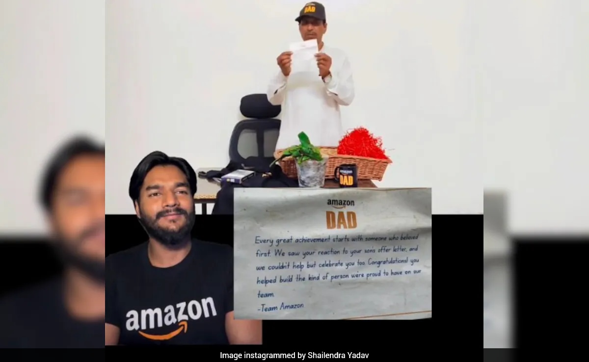 Amazon sends special joining kit to engineer's father after viral offer ...